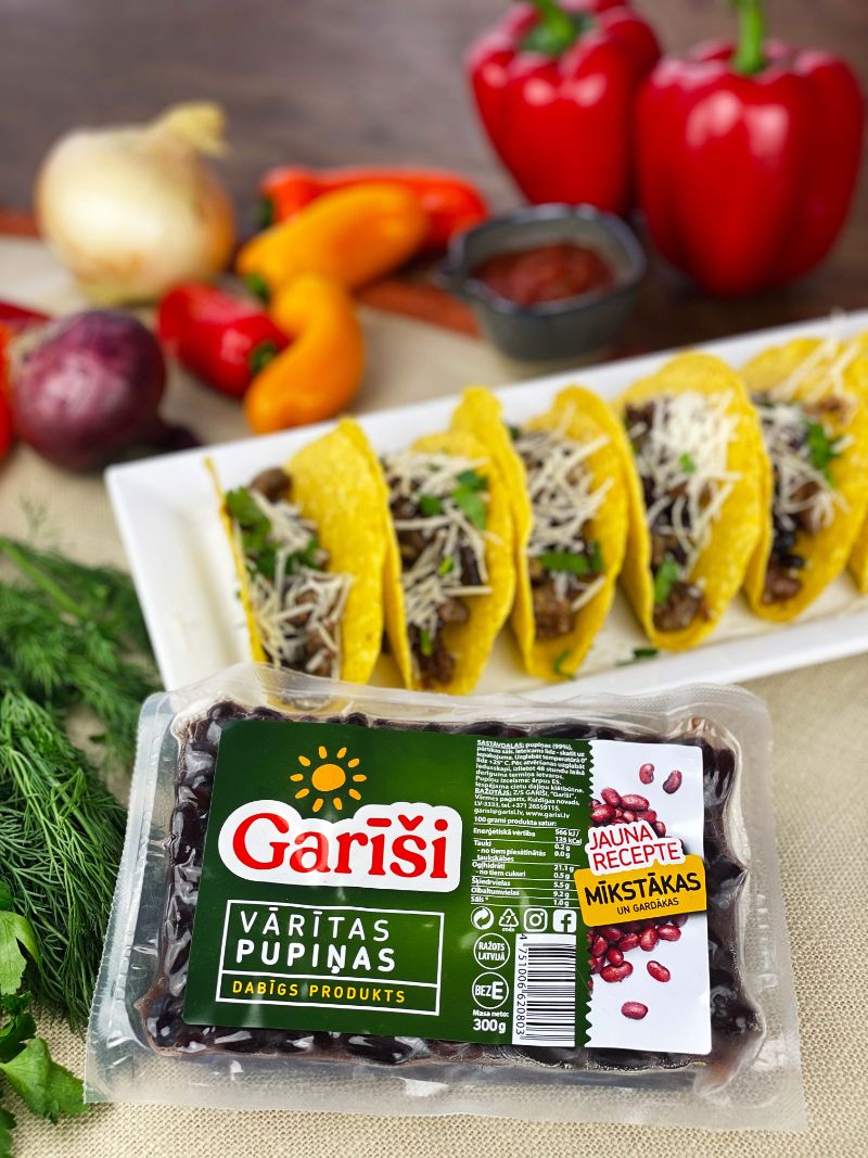 Tako ar pupiņām un avokado mērci | Receptes | Garisi.lv